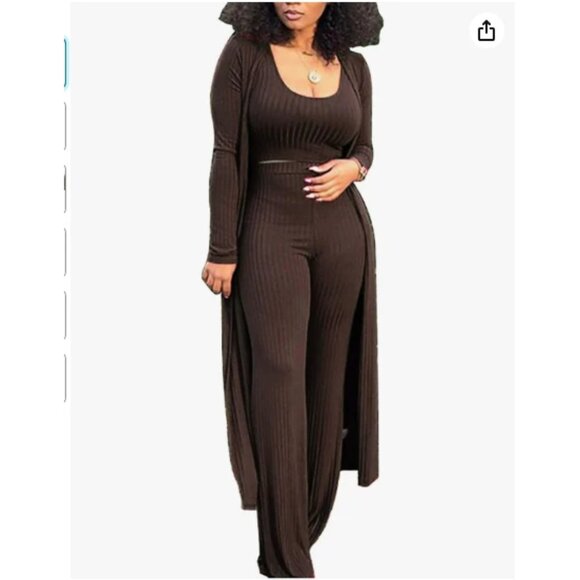 UNBRANDED | Pants & Jumpsuits | Nwt Womens Cropped Tank Duster Pants ...